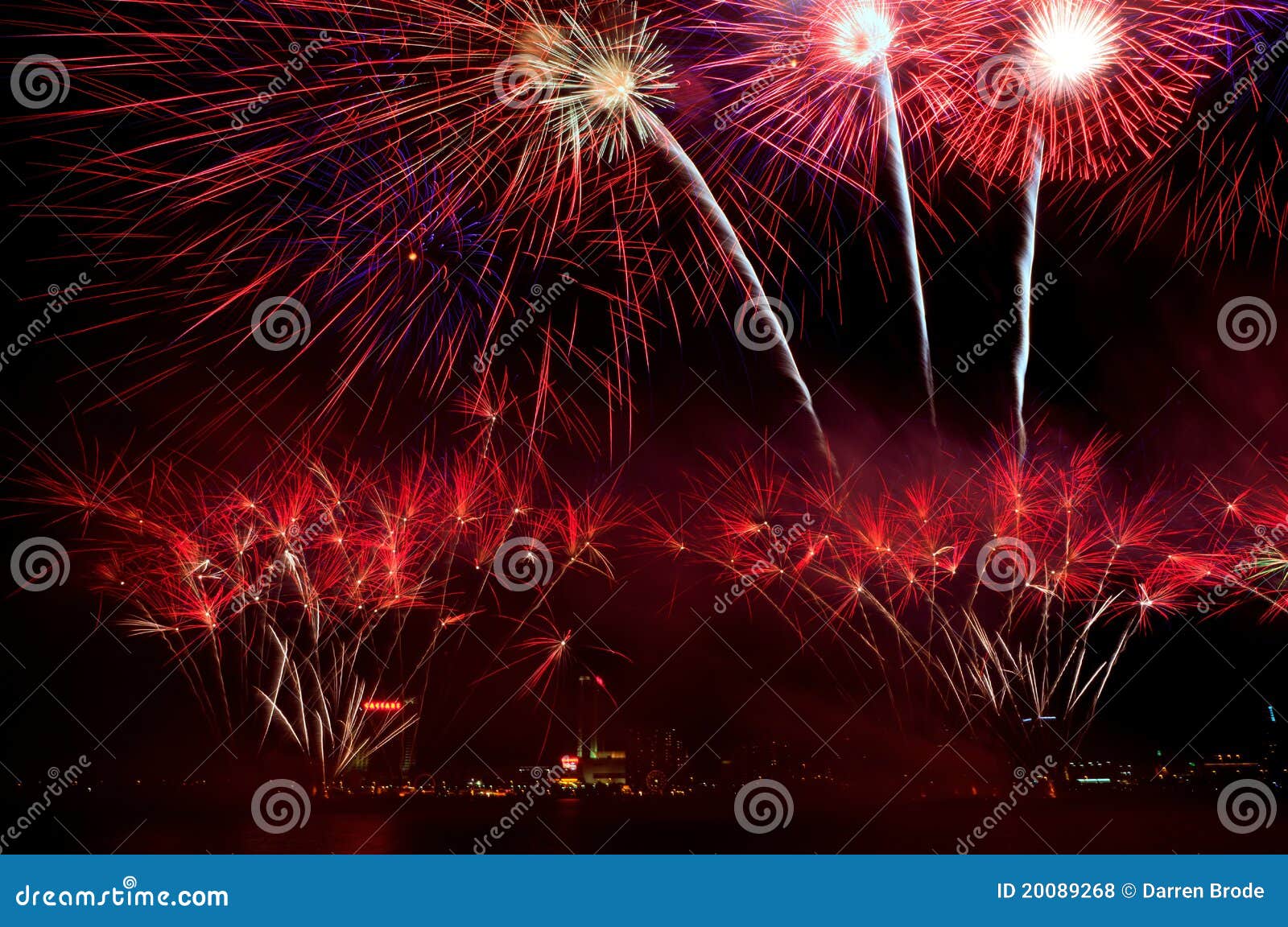 Detroit Target Fireworks Display Editorial Stock Photo - Image of ...