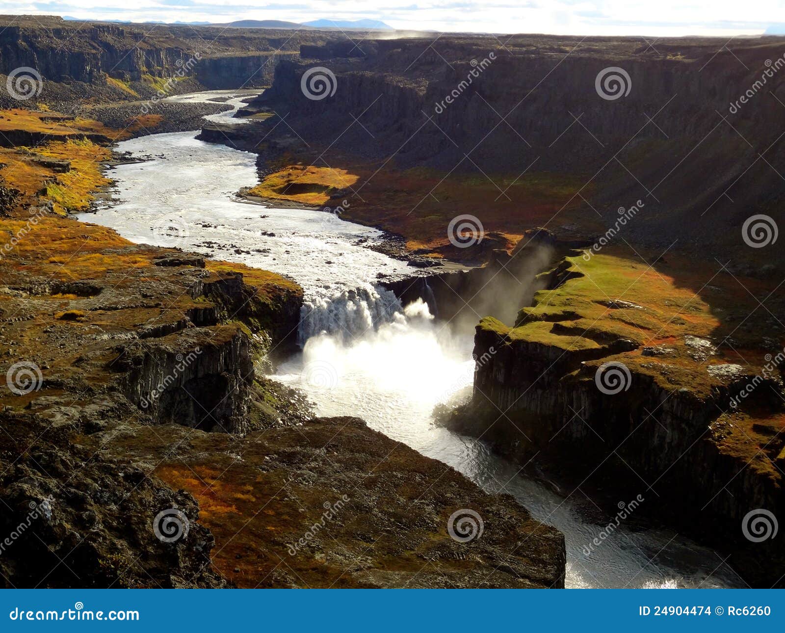 Dettifoss Waterfall in Iceland Stock Photo - Image of national, largest ...