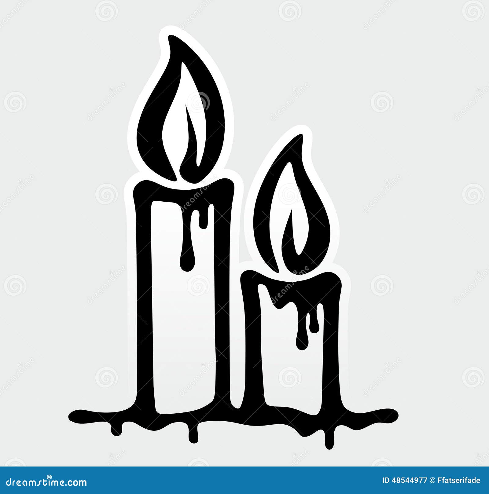 Deuil illustration stock. Illustration du conception - 48544977