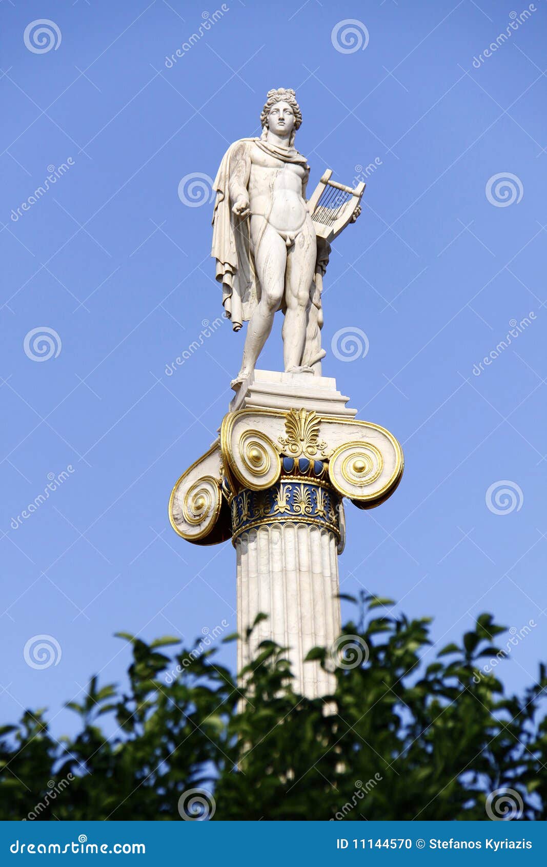 Deus antigo grego Apollo foto de stock. Imagem de deus - 11144570