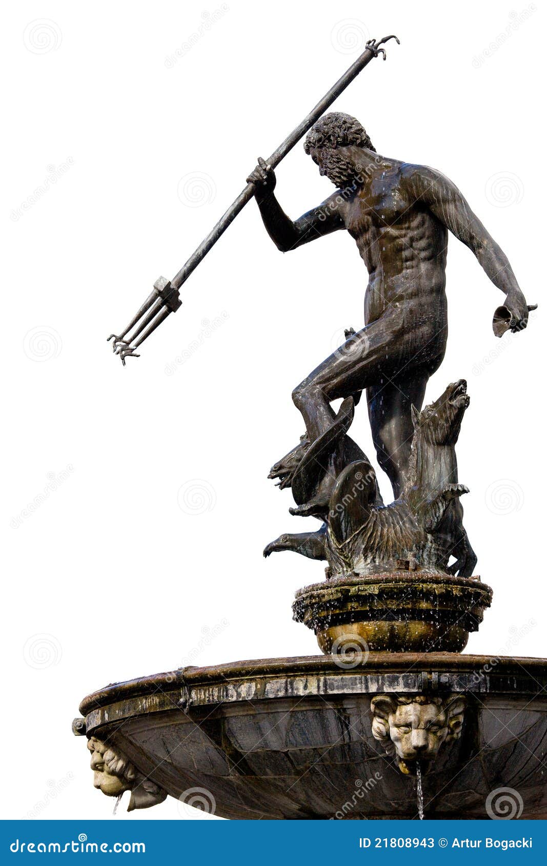 Deus de Netuno do mar imagem de stock. Imagem de netuno - 21808943