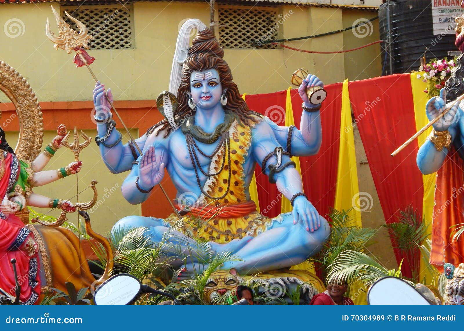 Deus Hindu Shiva imagem de stock editorial. Imagem de krishna - 70304989