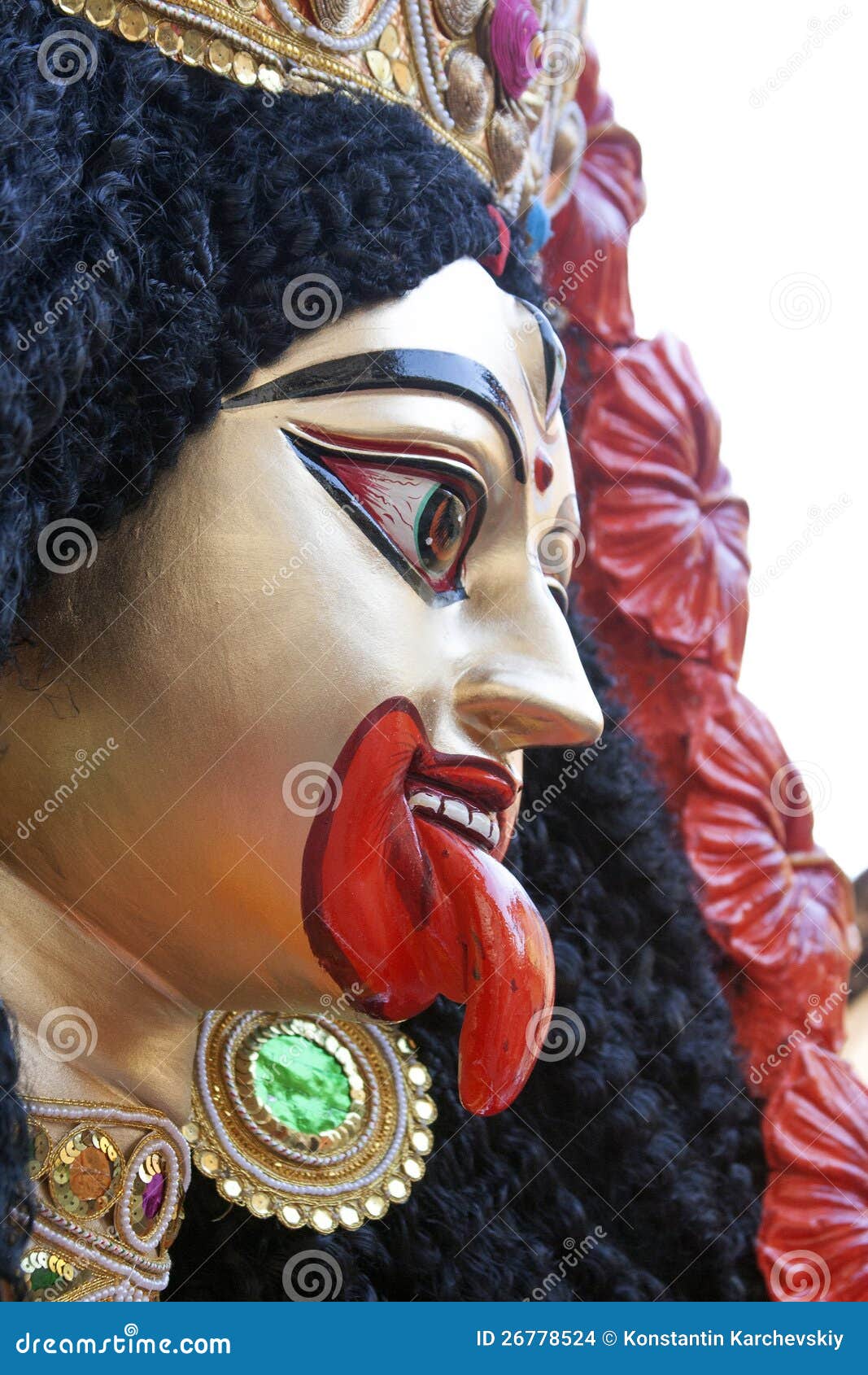 A deusa de Kali foto de stock. Imagem de hindu, morte - 26778524