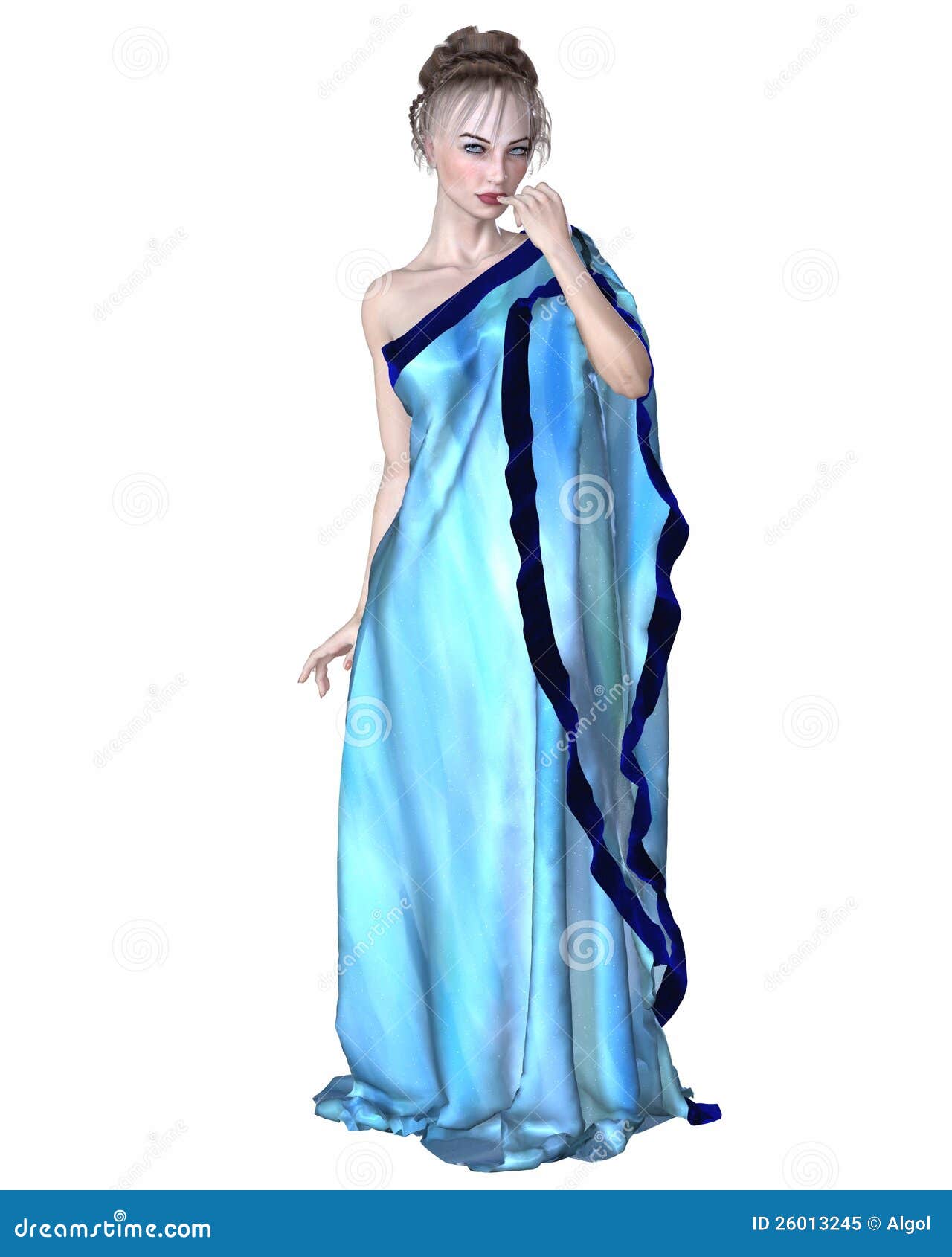 Deusa Do Aphrodite De Amor Grega Ilustração Stock - Ilustração de veste ...