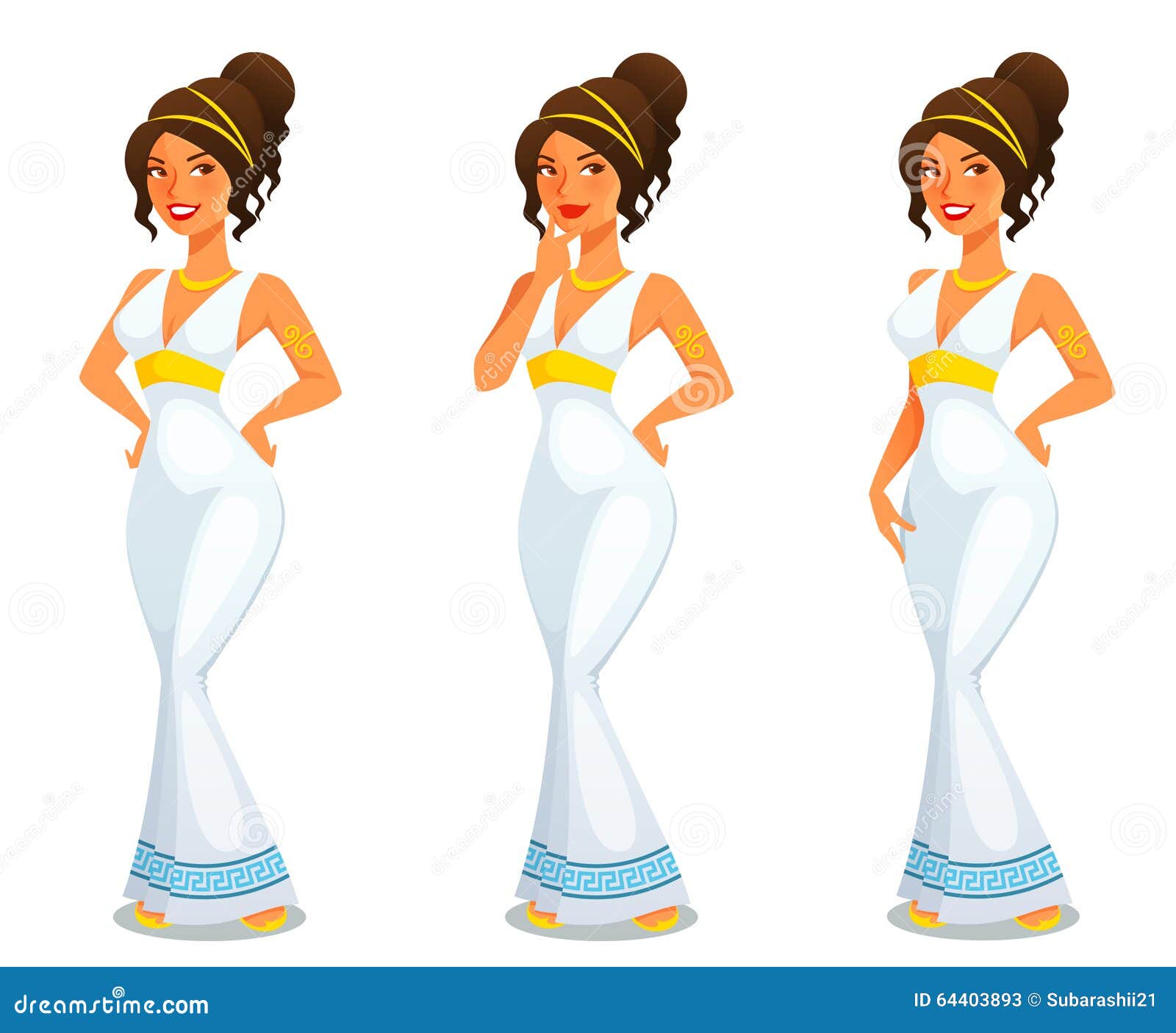 Deusa Grega Do Afrodite Da Beleza Ilustração do Vetor - Ilustração de ...