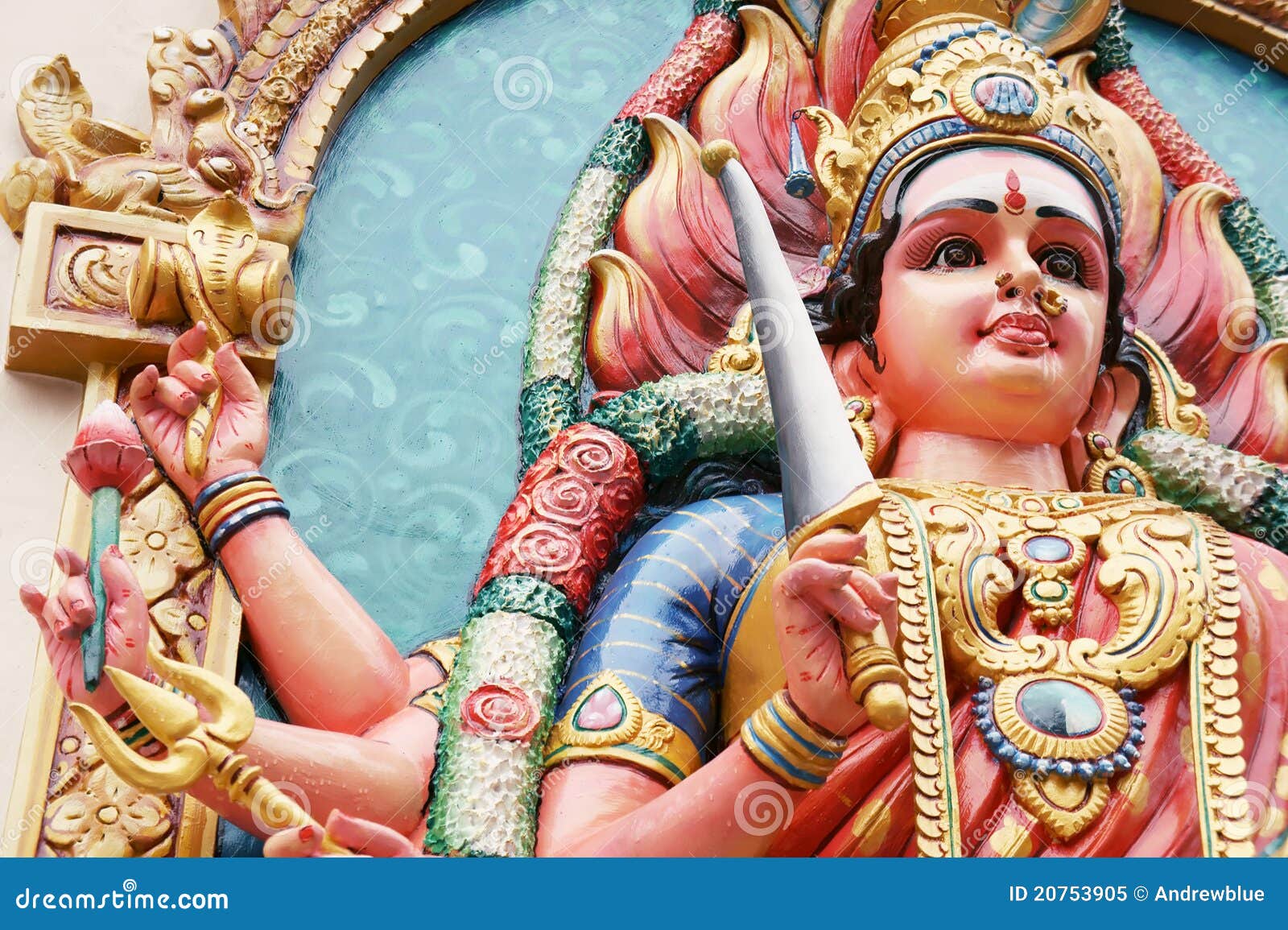 Deusa Hindu Durga imagem de stock. Imagem de serenidade - 20753905