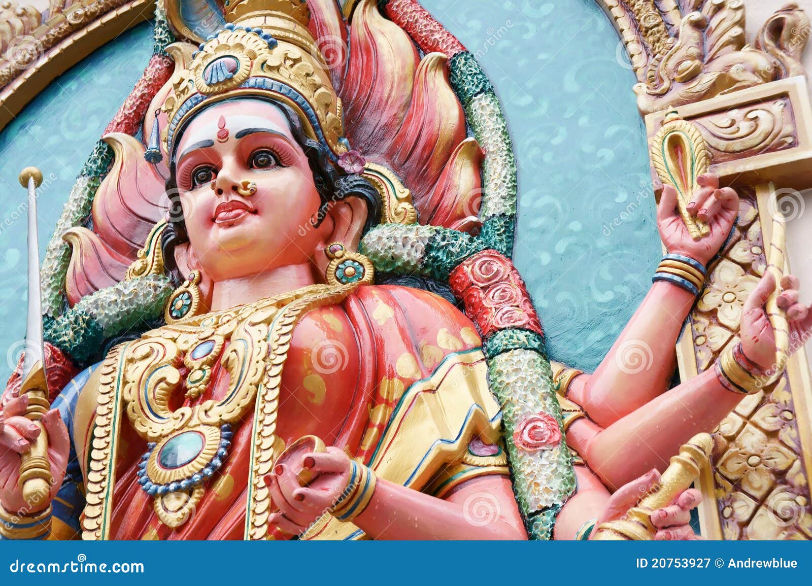 Deusa Hindu Durga imagem de stock. Imagem de mitologia - 20753927