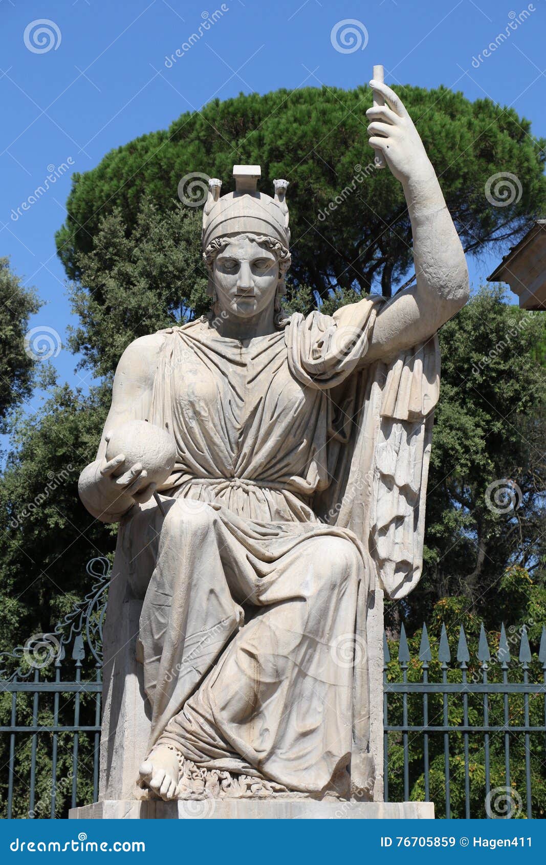 A deusa Roma imagem de stock. Imagem de médicos, academia - 76705859