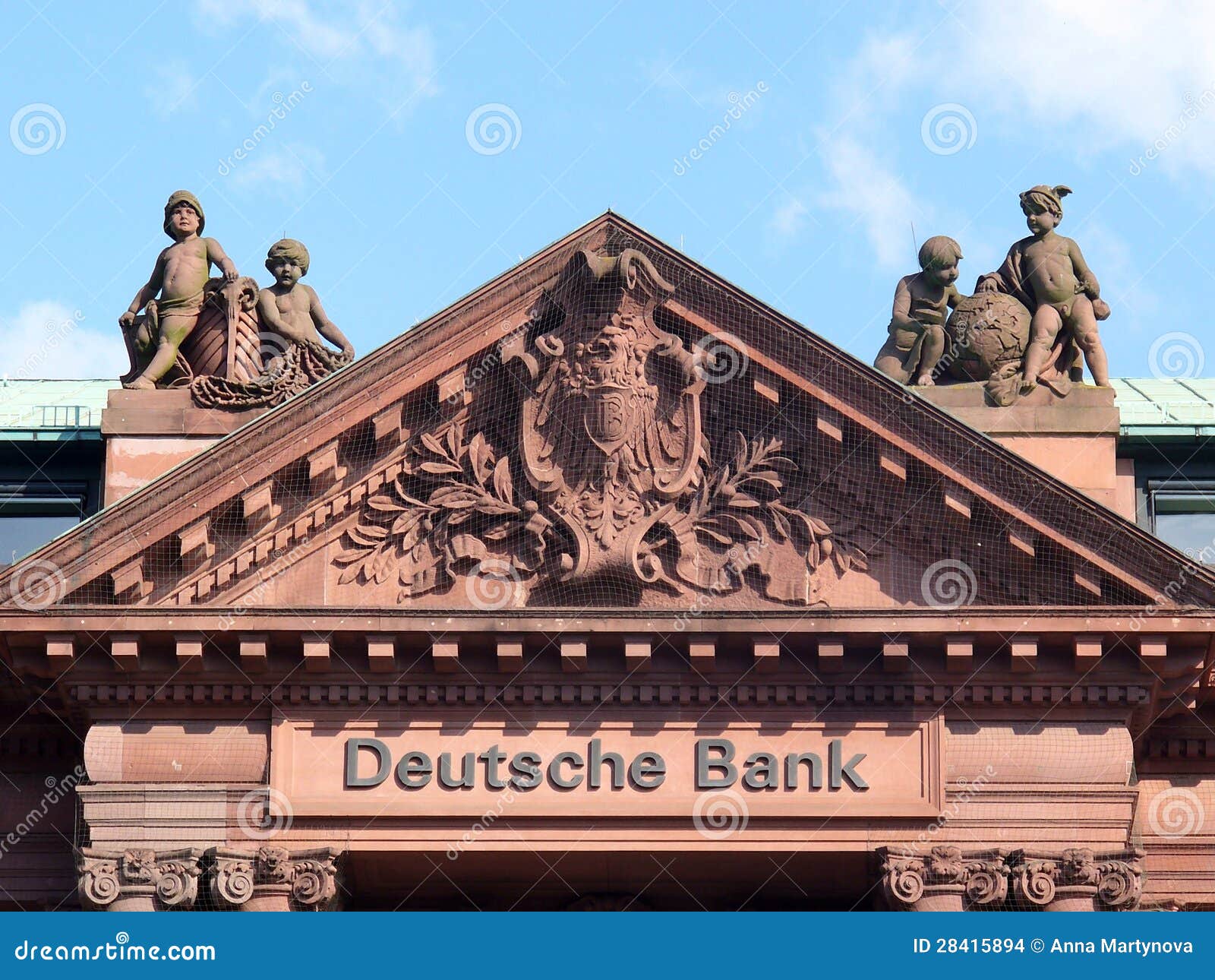 Deutsche Bank building editorial stock image. Image of bank - 28415894