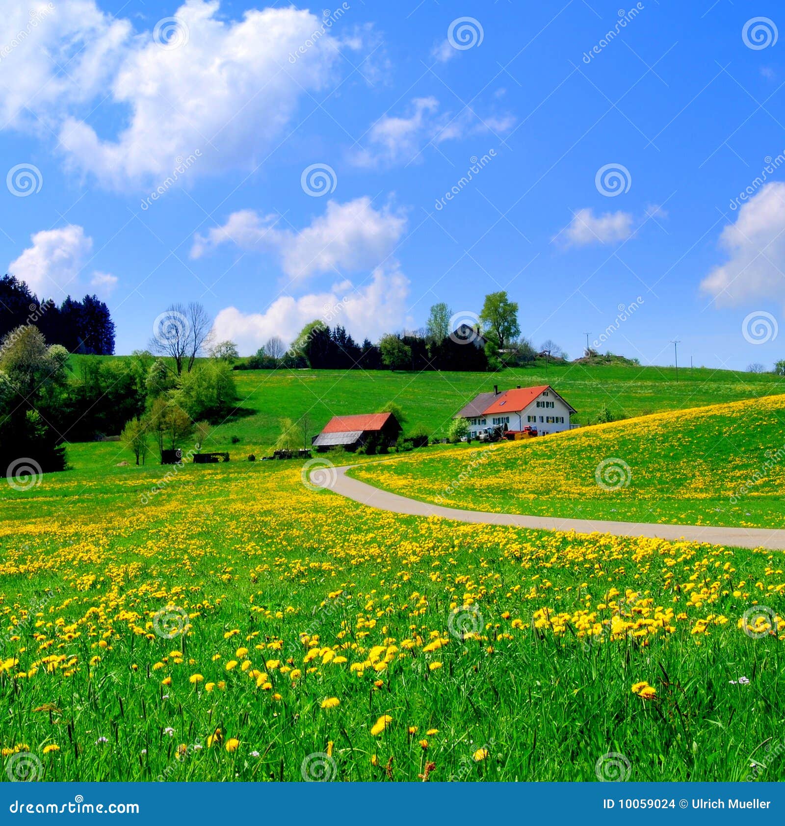 Deutsche Landschaft stockfoto. Bild von himmel, deutschland - 10059024