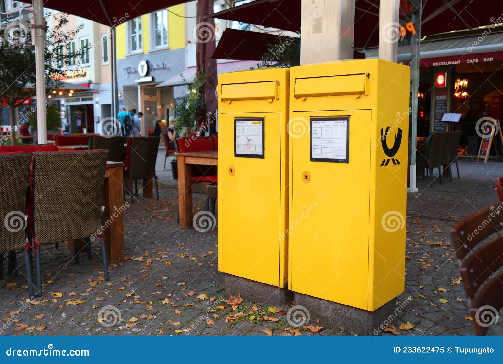 Deutsche Post postbox editorial image. Image of europe - 233622475