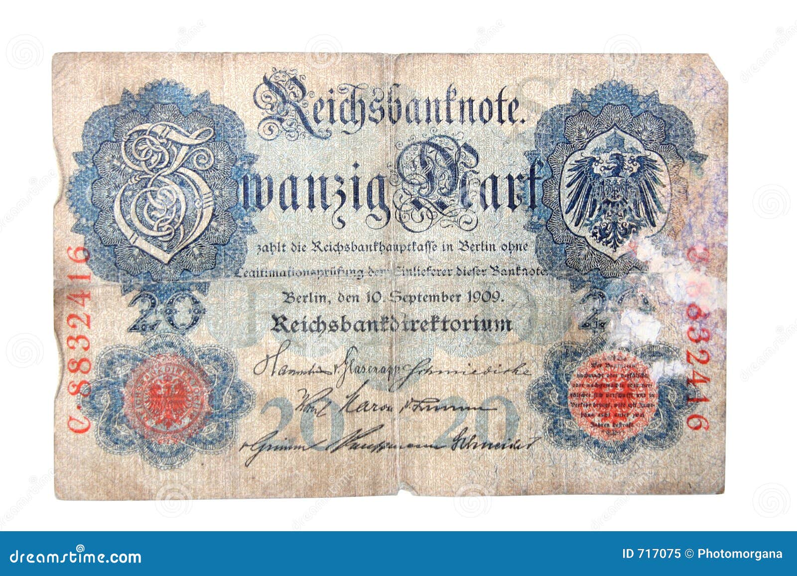 Deutsche Reichsmark stockbild. Bild von verbesserungen - 717075