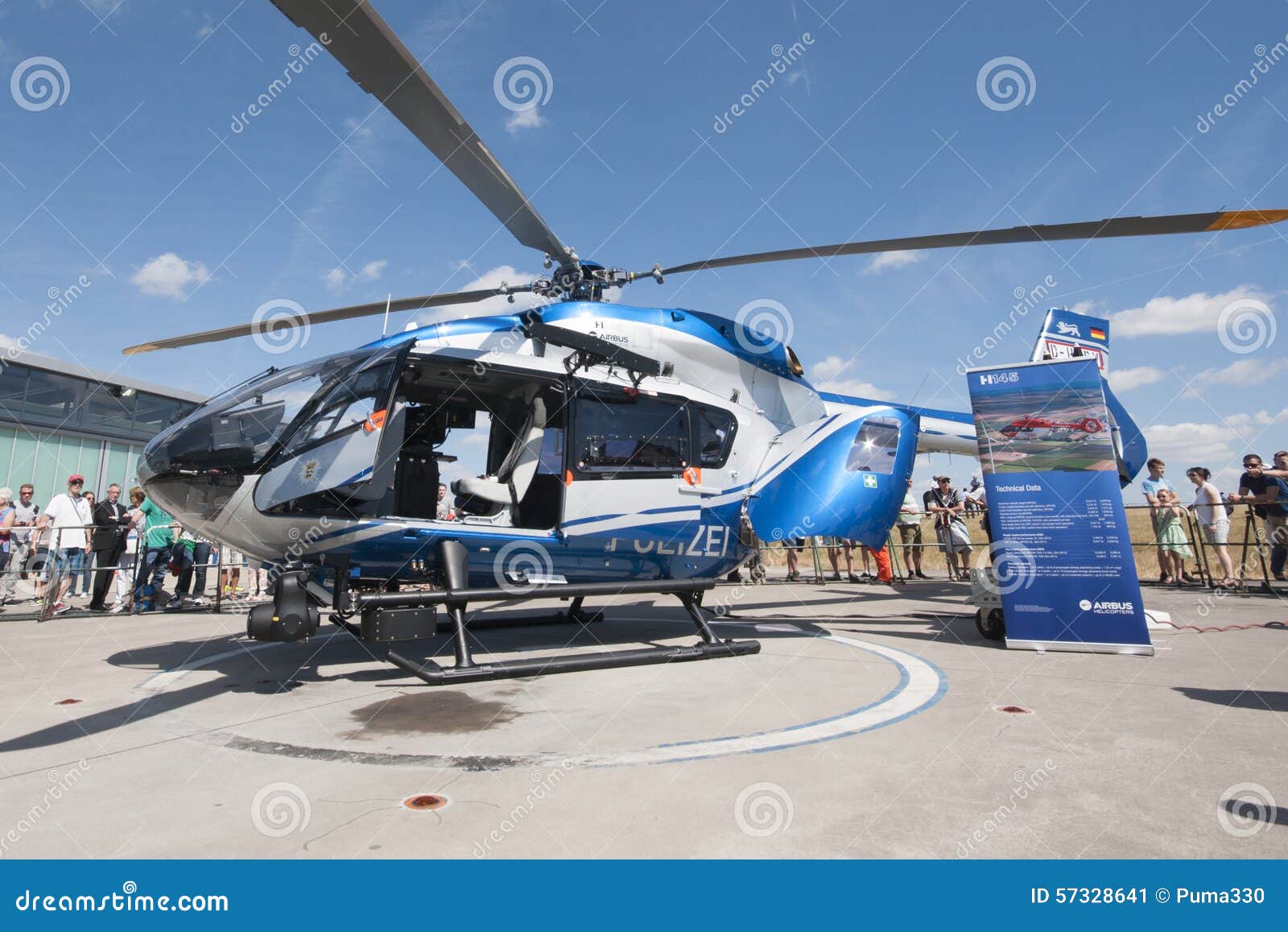 Deutscher Polizeihubschrauber Airbus H-145M Redaktionelles Foto - Bild ...