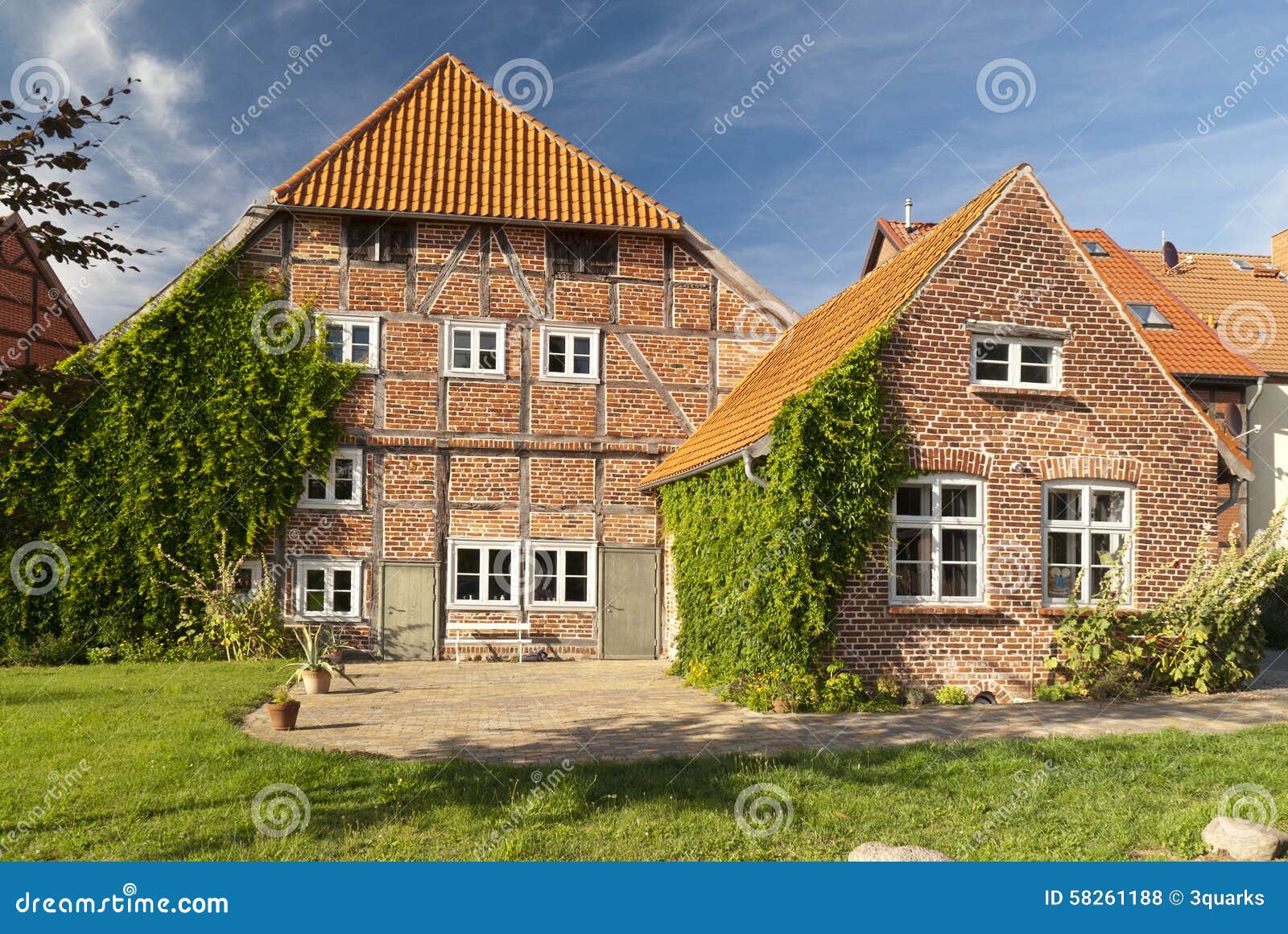 Deutsches Haus in Rehna editorial stock photo. Image of timbered - 58261188