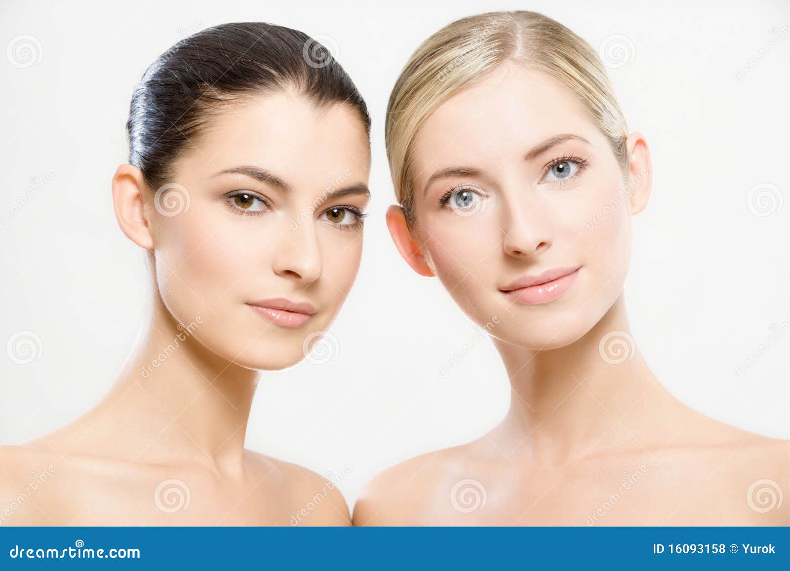 Deux belles femmes photo stock. Image du beauté, beau - 16093158