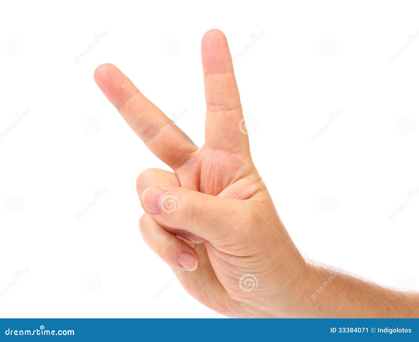 Deux Doigts. La Main De L'homme. Image stock - Image du idée, partie ...