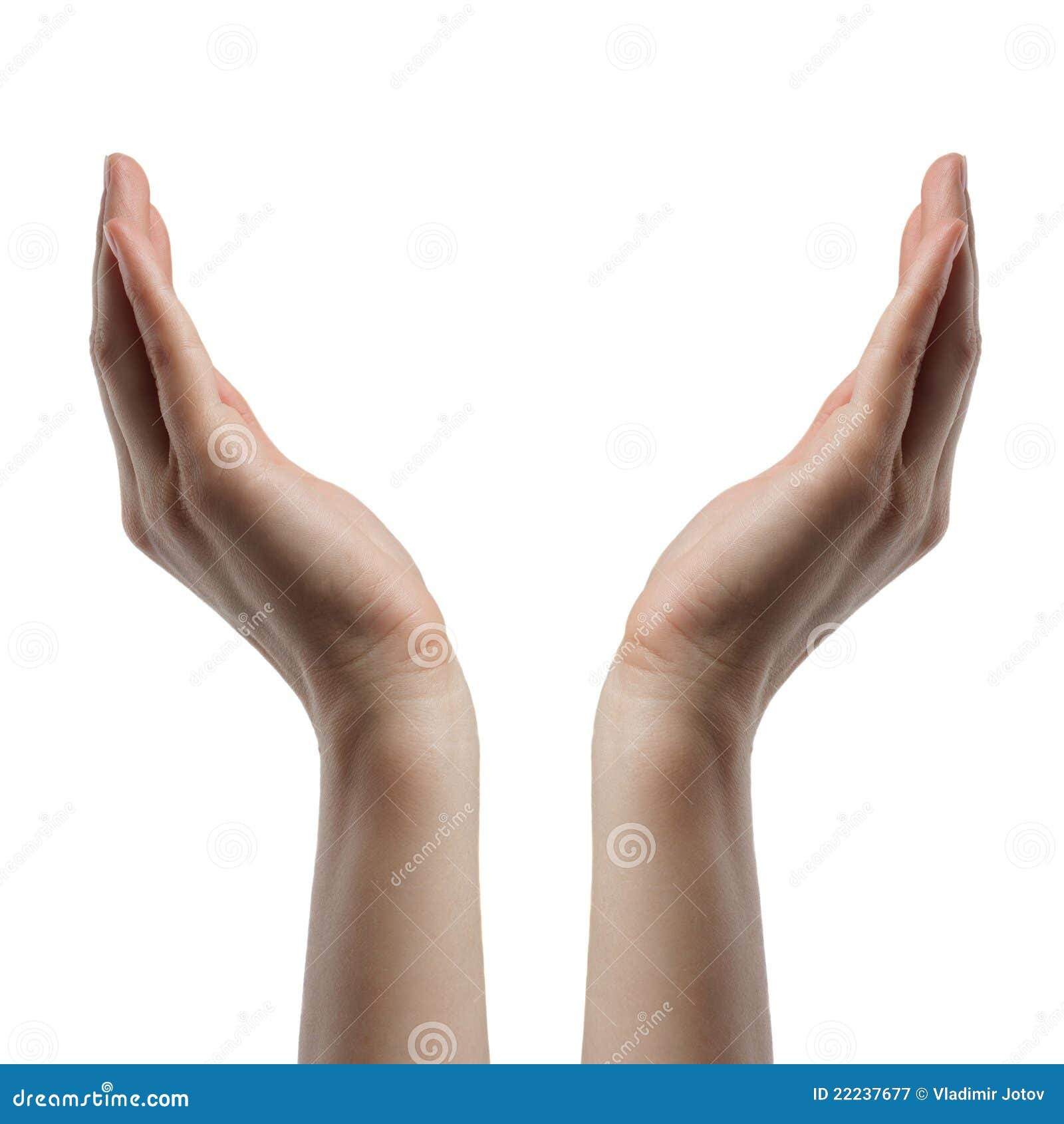 Deux mains supportantes image stock. Image du jeune, over - 22237677