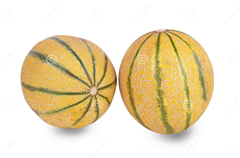 Deux melons image stock. Image du fermer, fruits, nourriture - 16940785