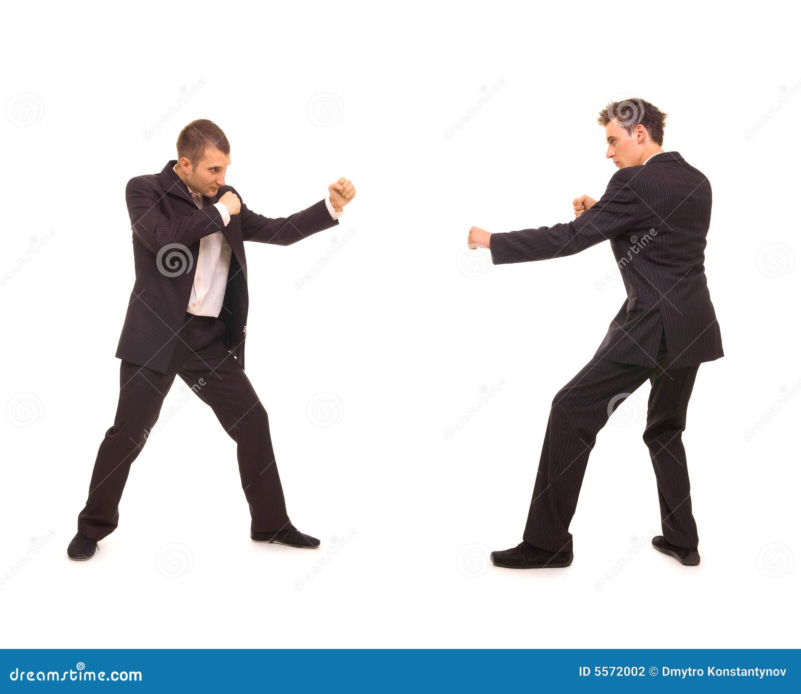 Deux rivaux d'affaires photo stock. Image du collègue - 5572002