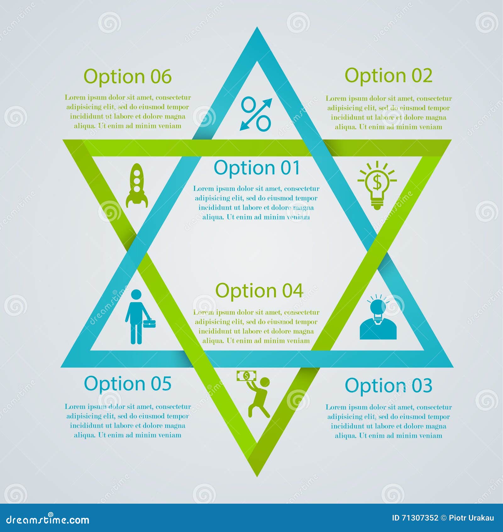 Deux triangles infographic illustration de vecteur. Illustration du ...