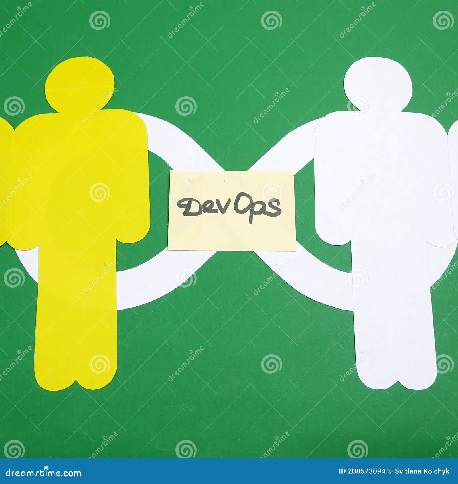 Dev And Ops Symbol. DevOps Concept For Software Engineering Culture And ...