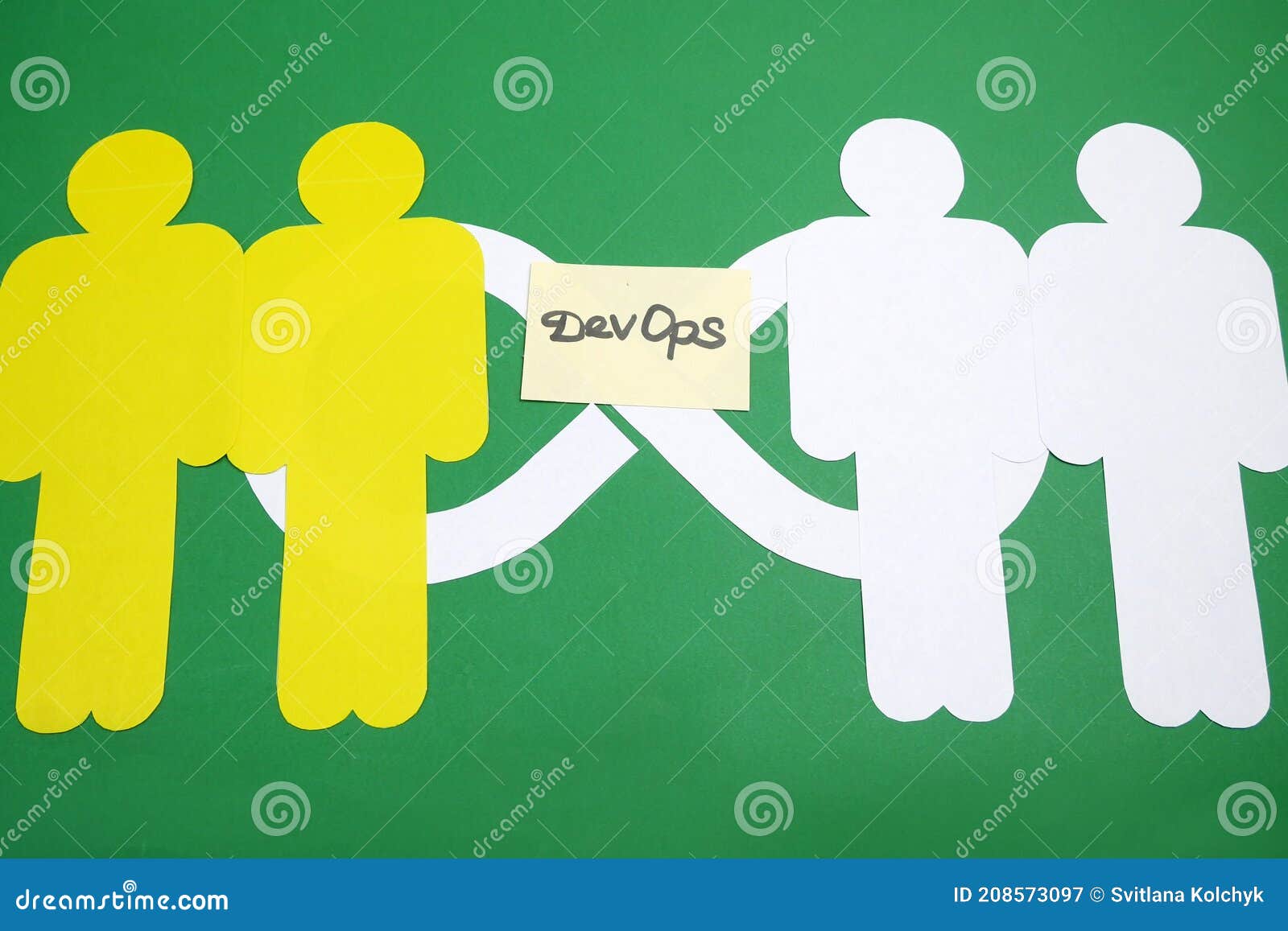 Dev and Ops Symbol. DevOps Concept for Software Engineering Culture and ...