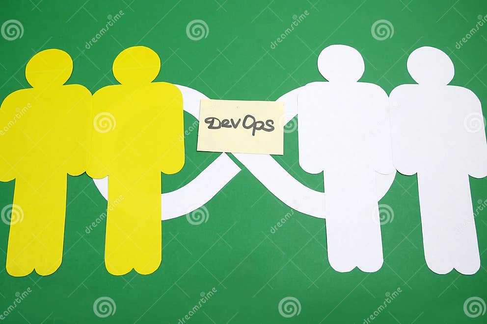 Dev and Ops Symbol. DevOps Concept for Software Engineering Culture and ...