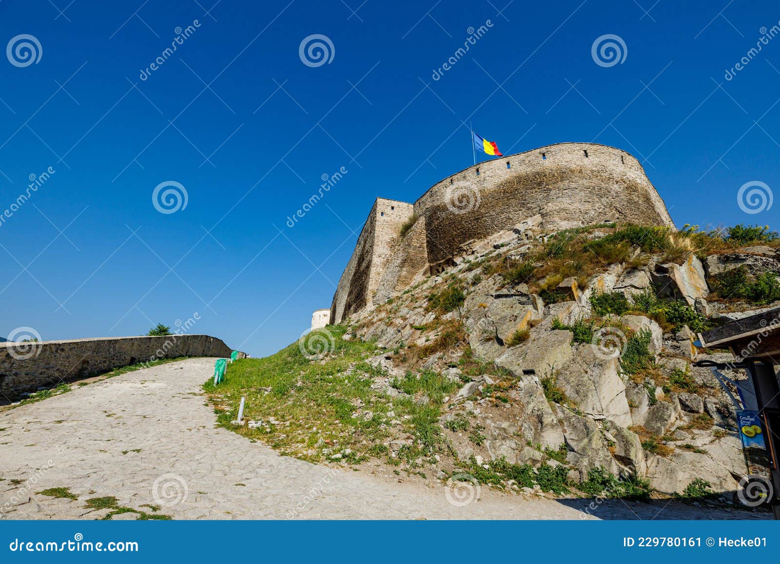 Deva Castle in Romania editorial photo. Image of landmark - 229780161
