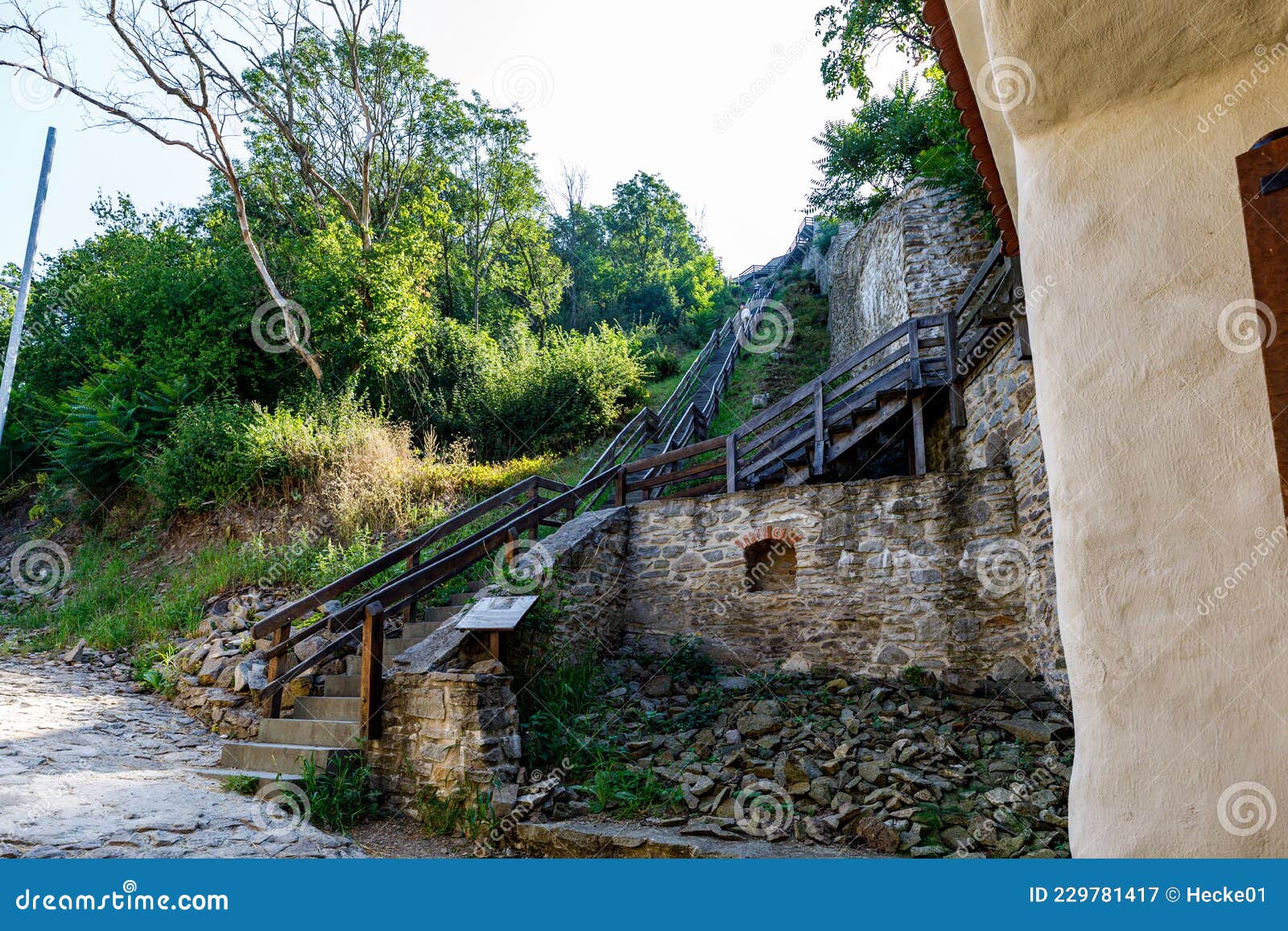Deva Castle in Romania stock image. Image of diemrich - 229781417