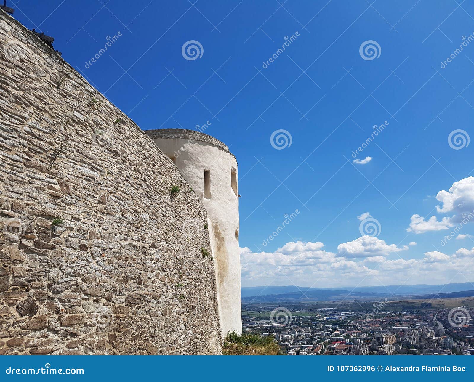 Deva Fortress in Transylvania, Deva, Romania Stock Photo - Image of ...