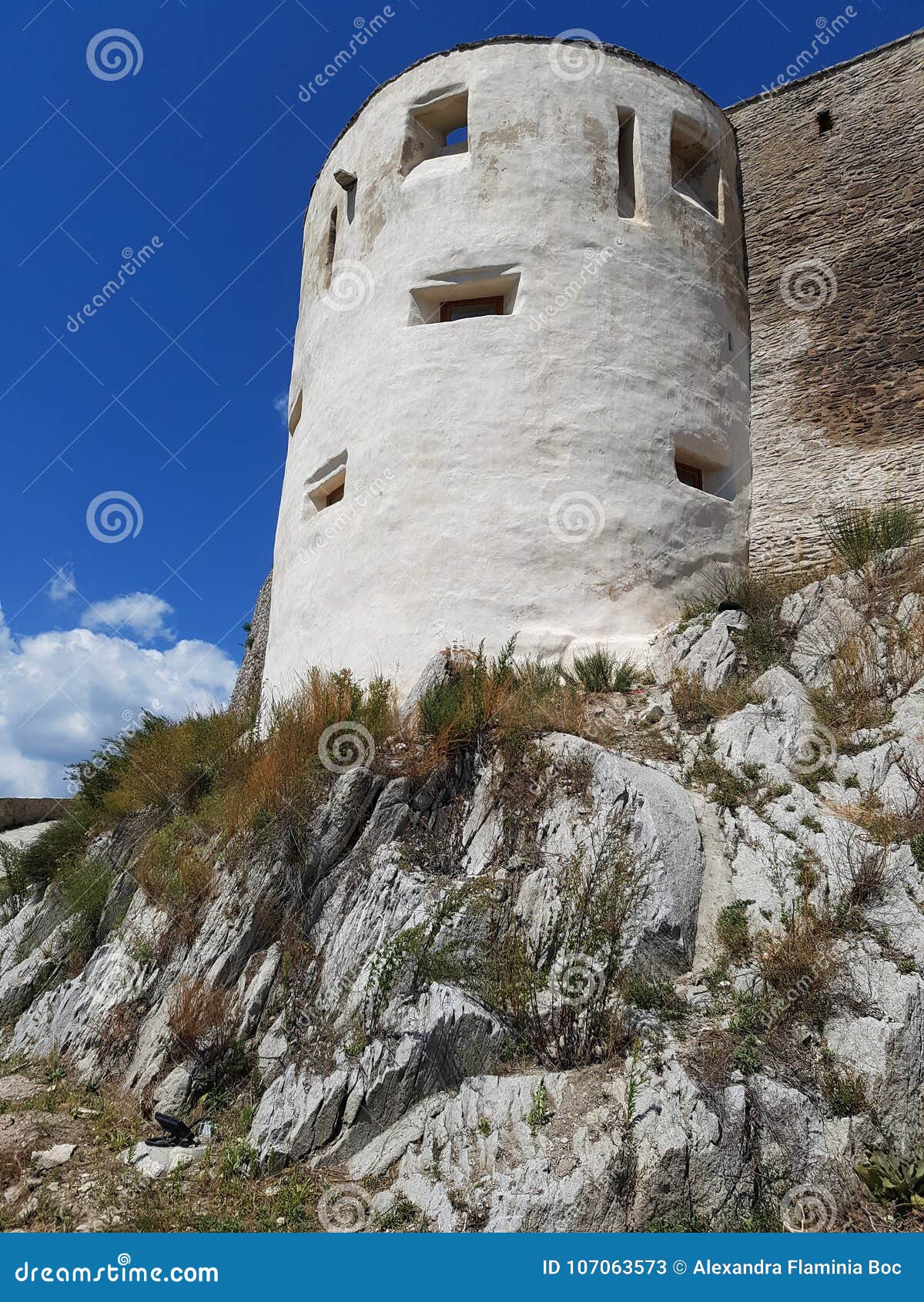 Deva Fortress in Transylvania, Deva, Romania Stock Image - Image of ...