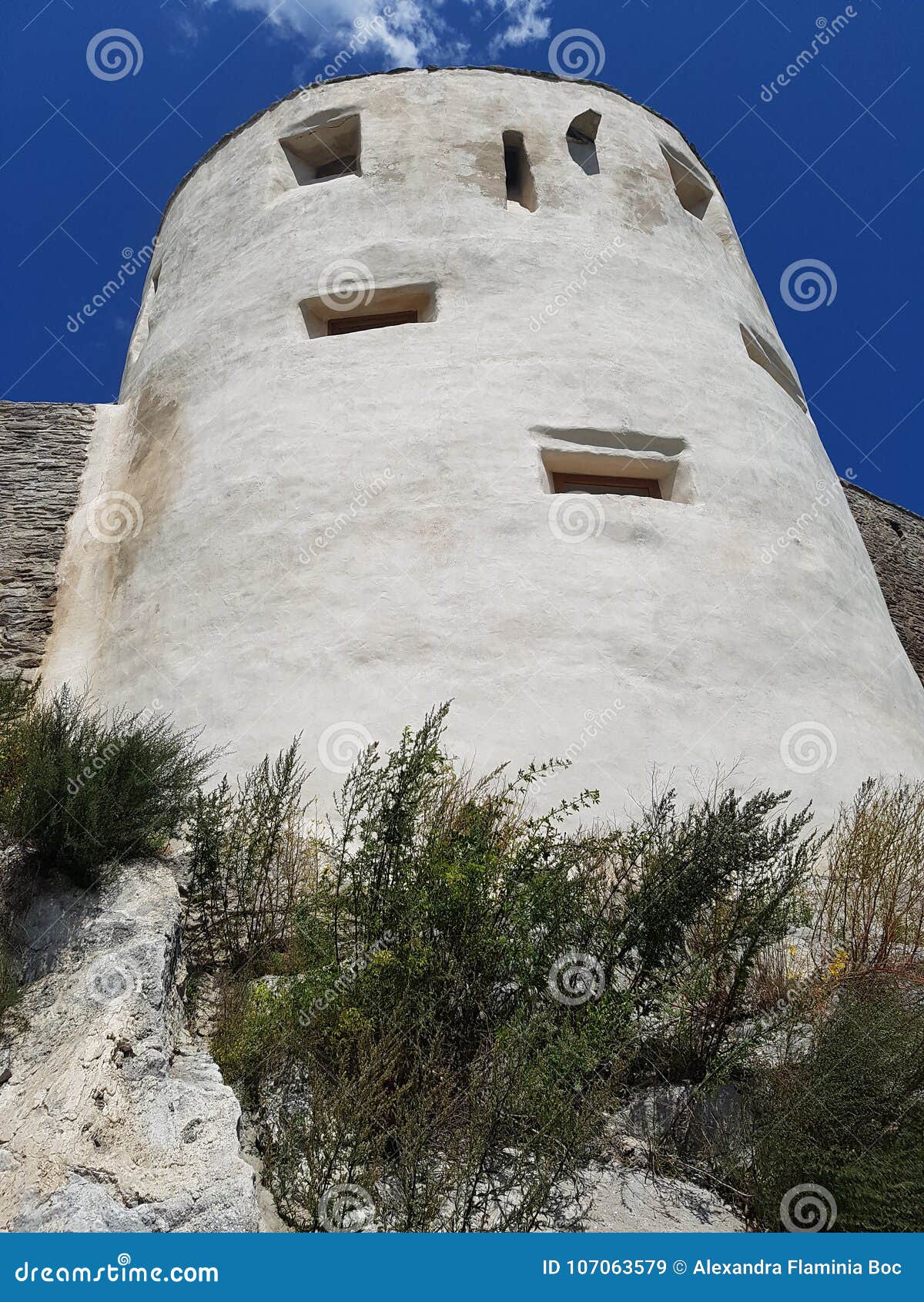 Deva Fortress in Transylvania, Deva, Romania Stock Image - Image of ...