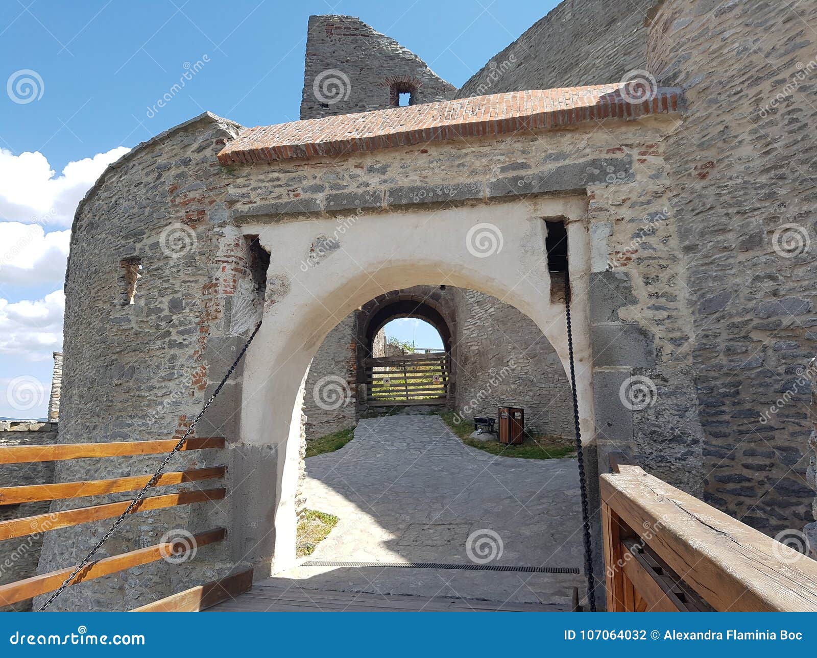 Deva Fortress in Transylvania, Deva, Romania Stock Photo - Image of ...