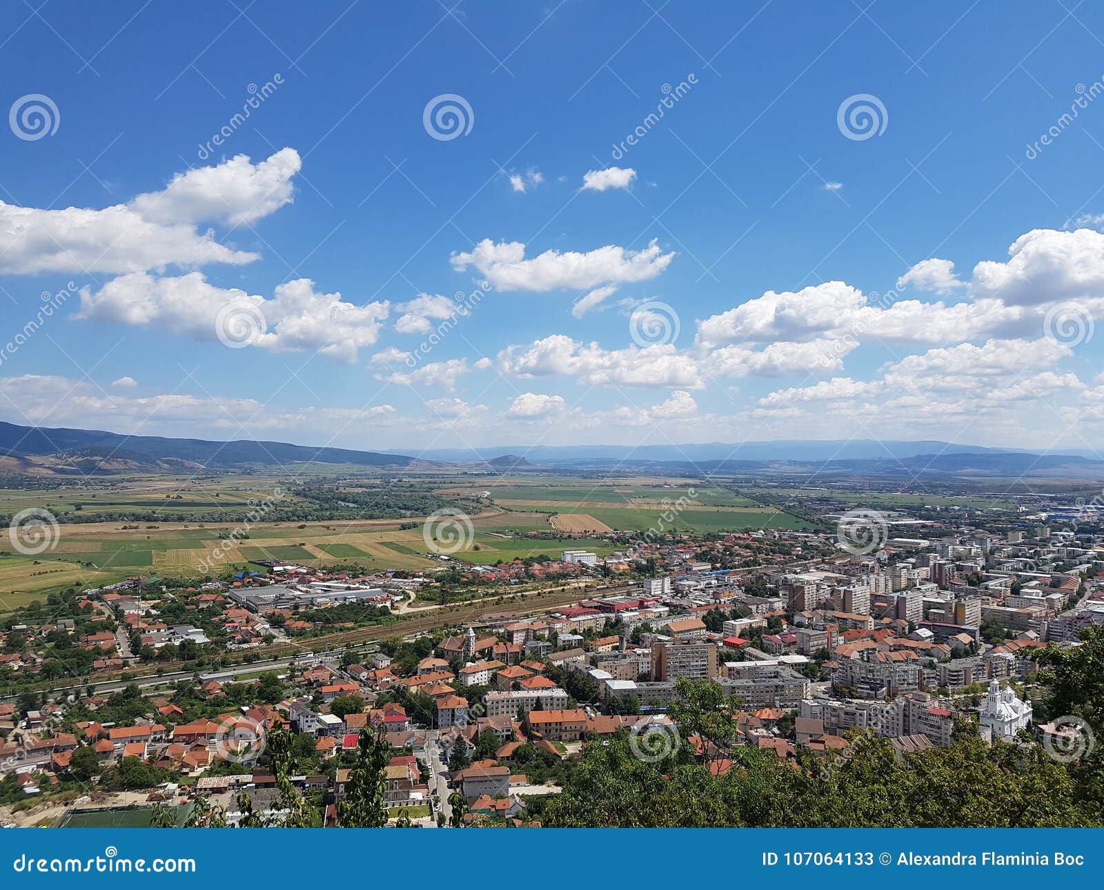 Deva Fortress in Transylvania, Deva, Romania Stock Image - Image of ...