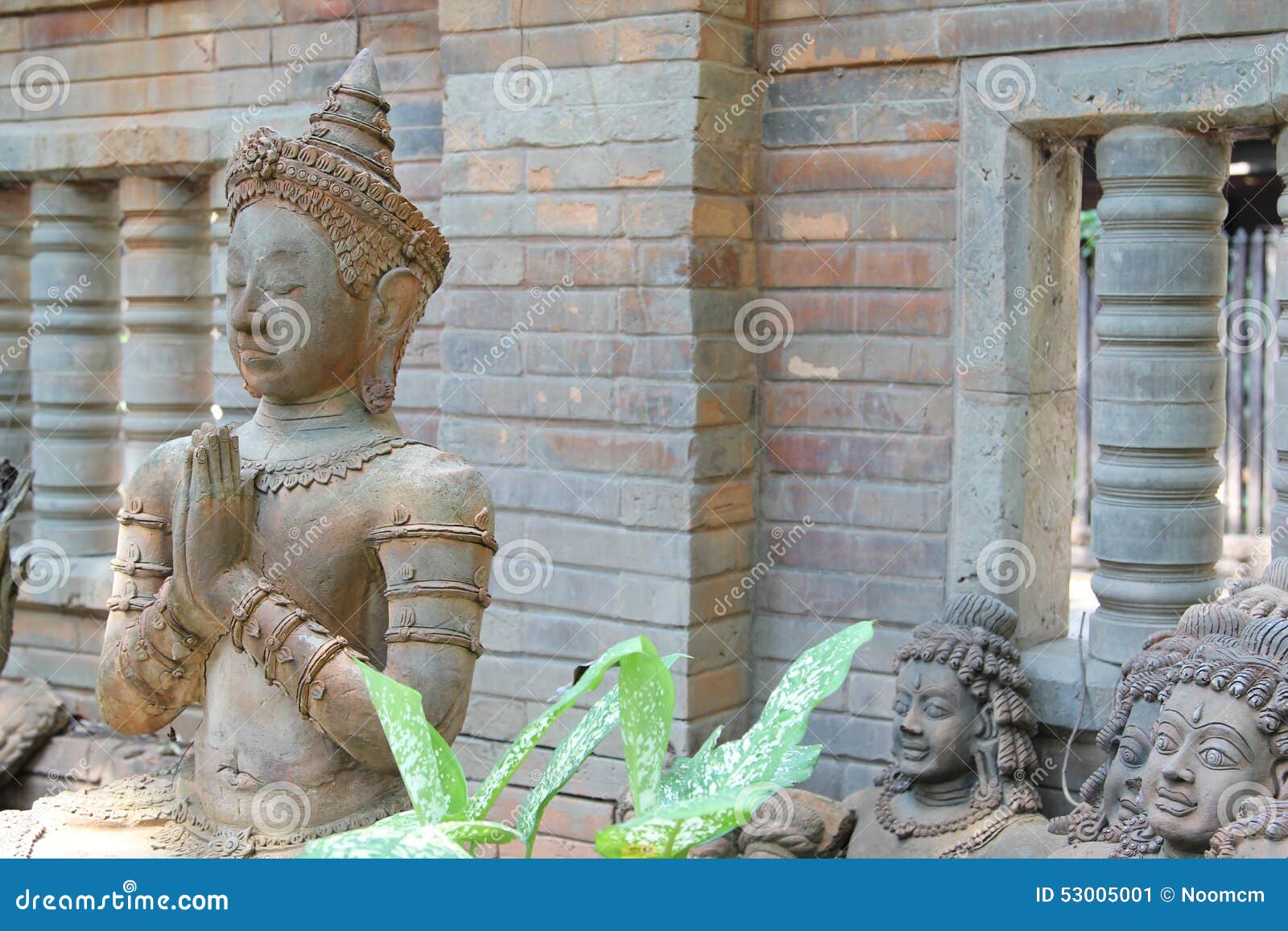 Deva statue stock image. Image of buddha, antique, ancient - 53005001