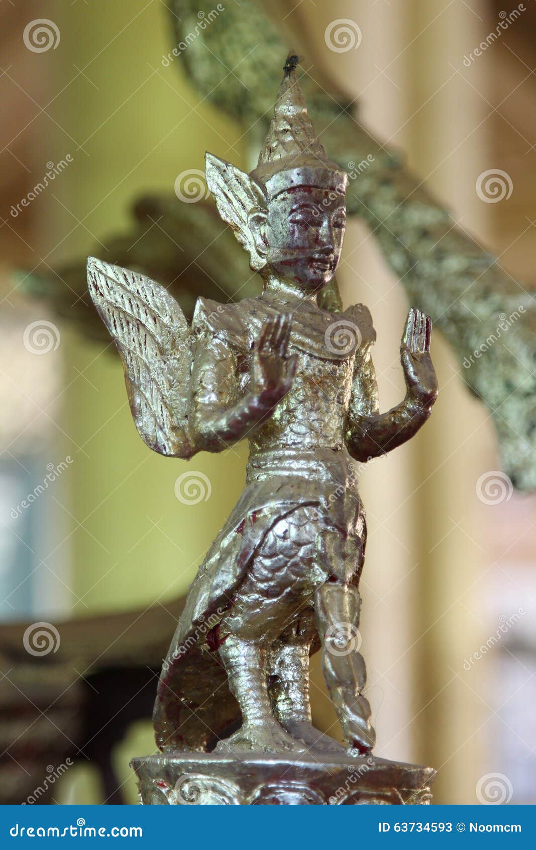 Deva statue stock image. Image of meditation, palace - 63734593