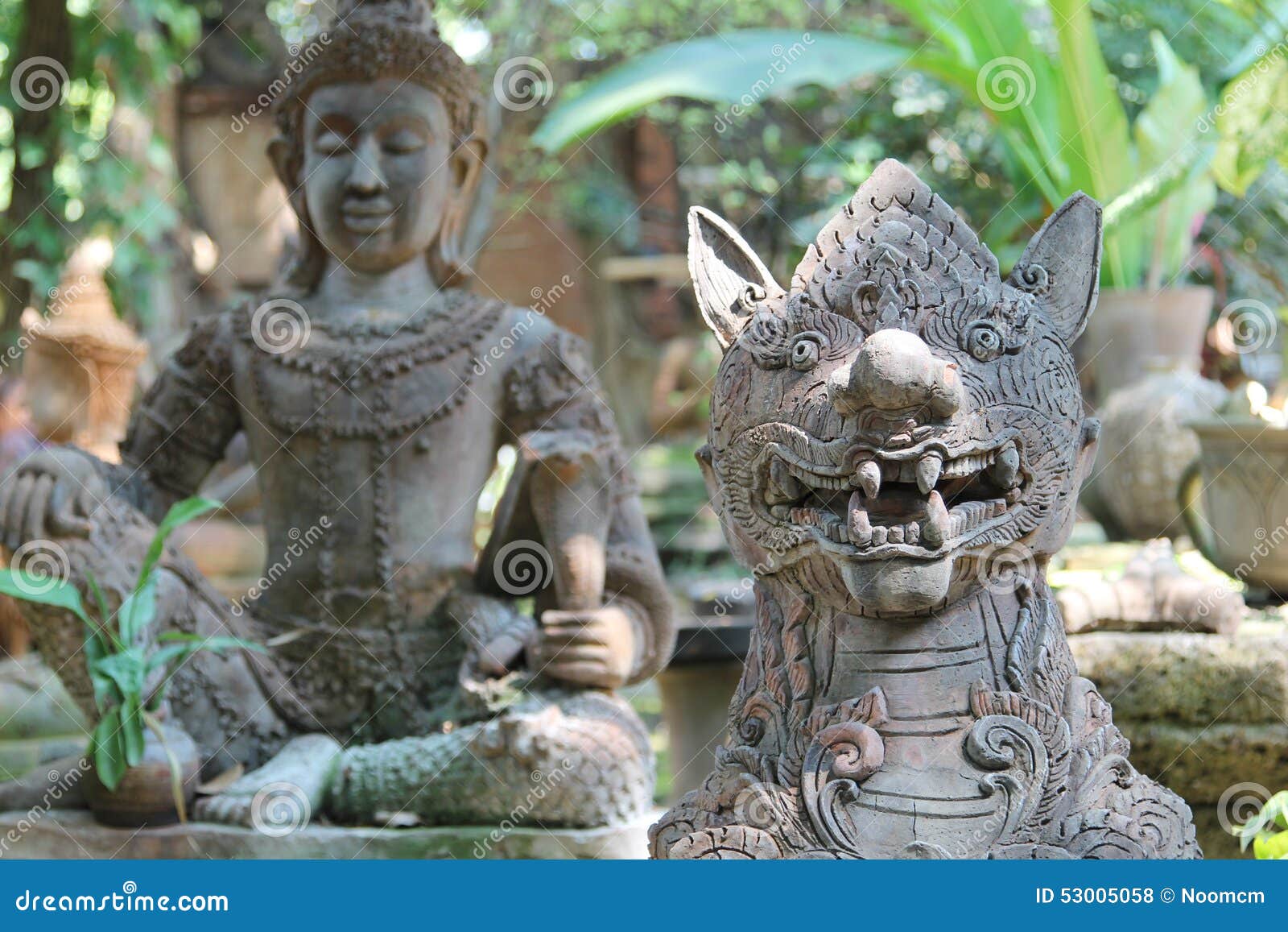 Deva statue stock photo. Image of asia, peace, clay, deva - 53005058