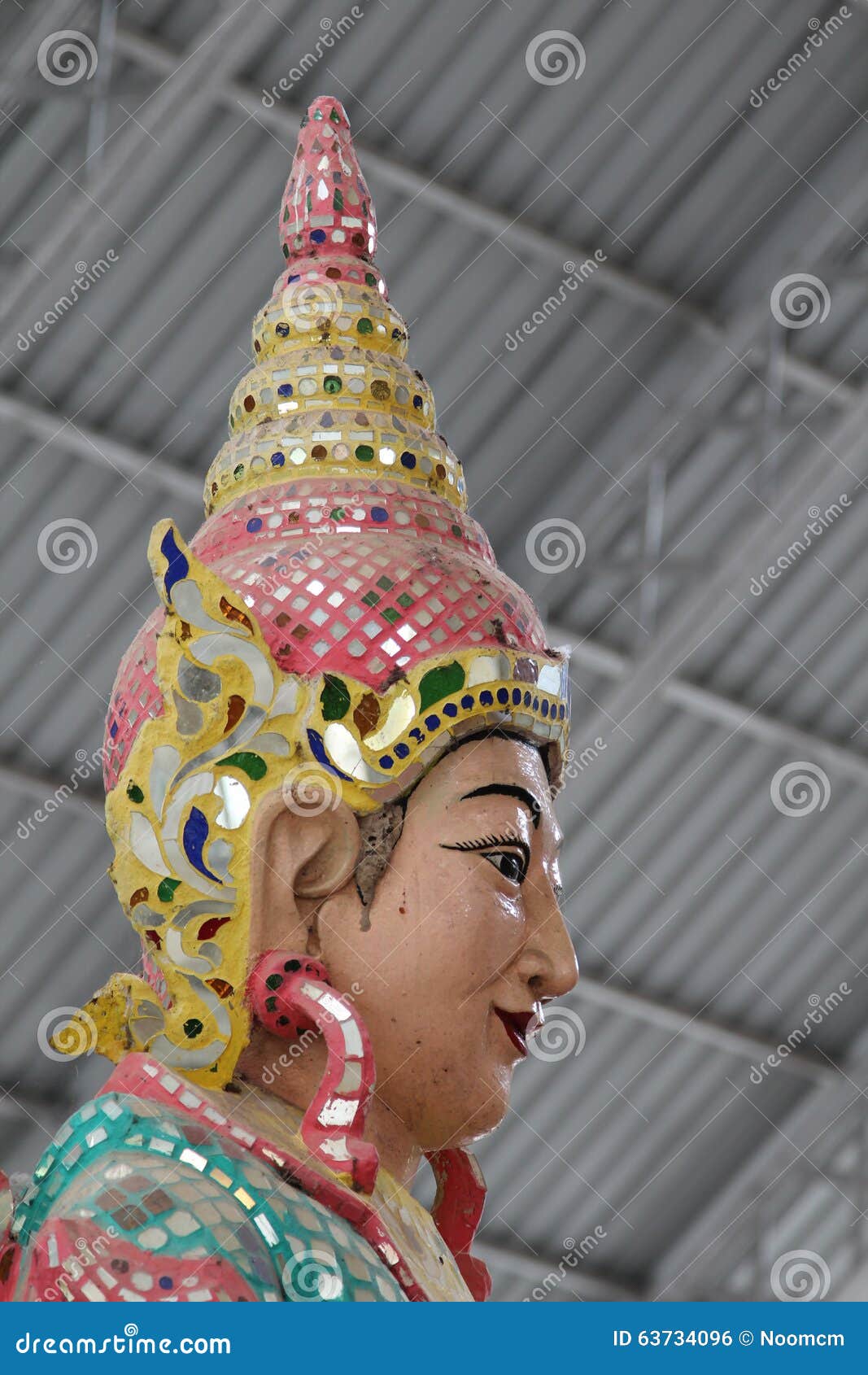Deva statue stock photo. Image of plaster, decoration - 63734096