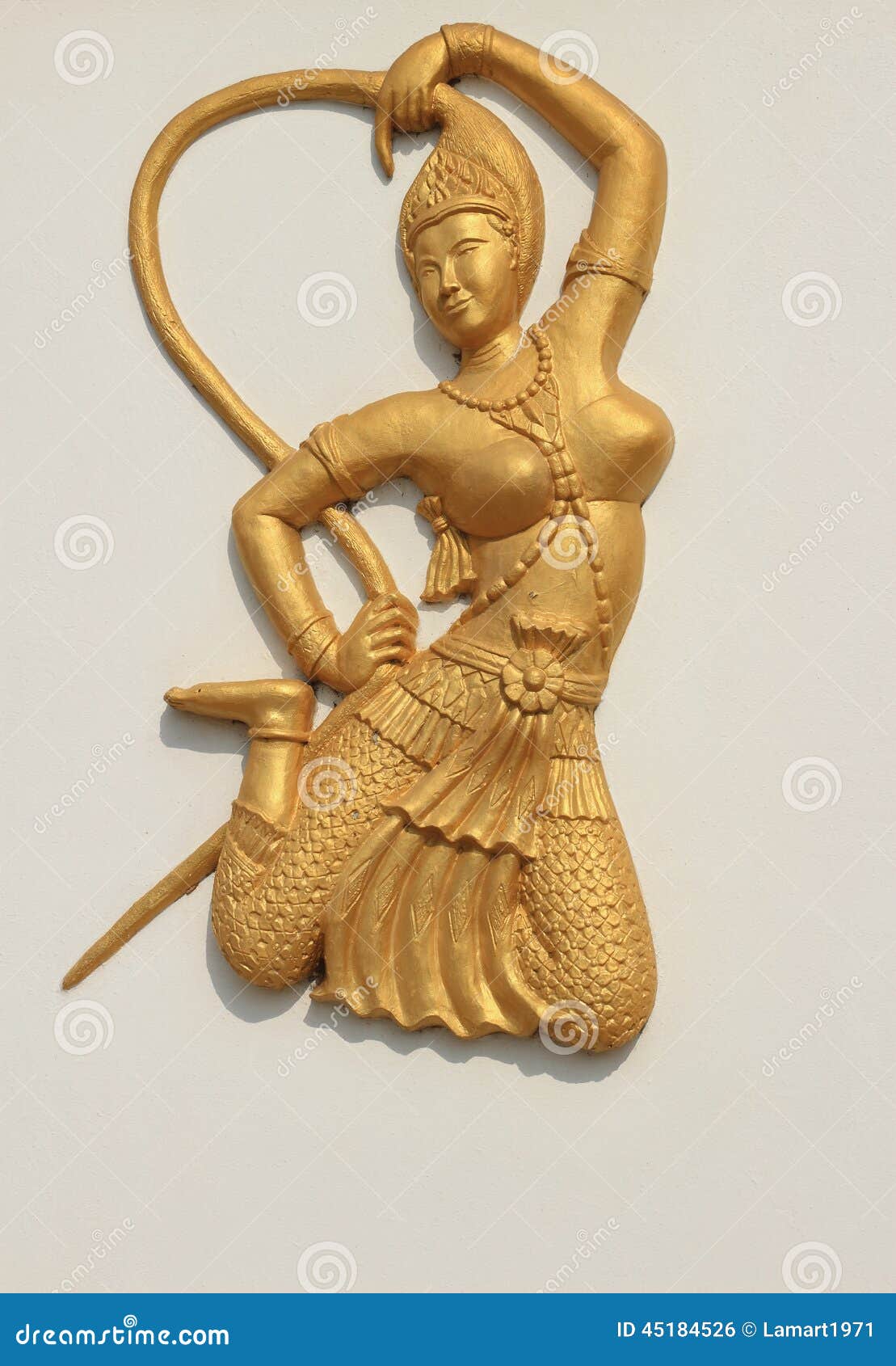 Deva statue stock photo. Image of gold, buddhism, temple - 45184526