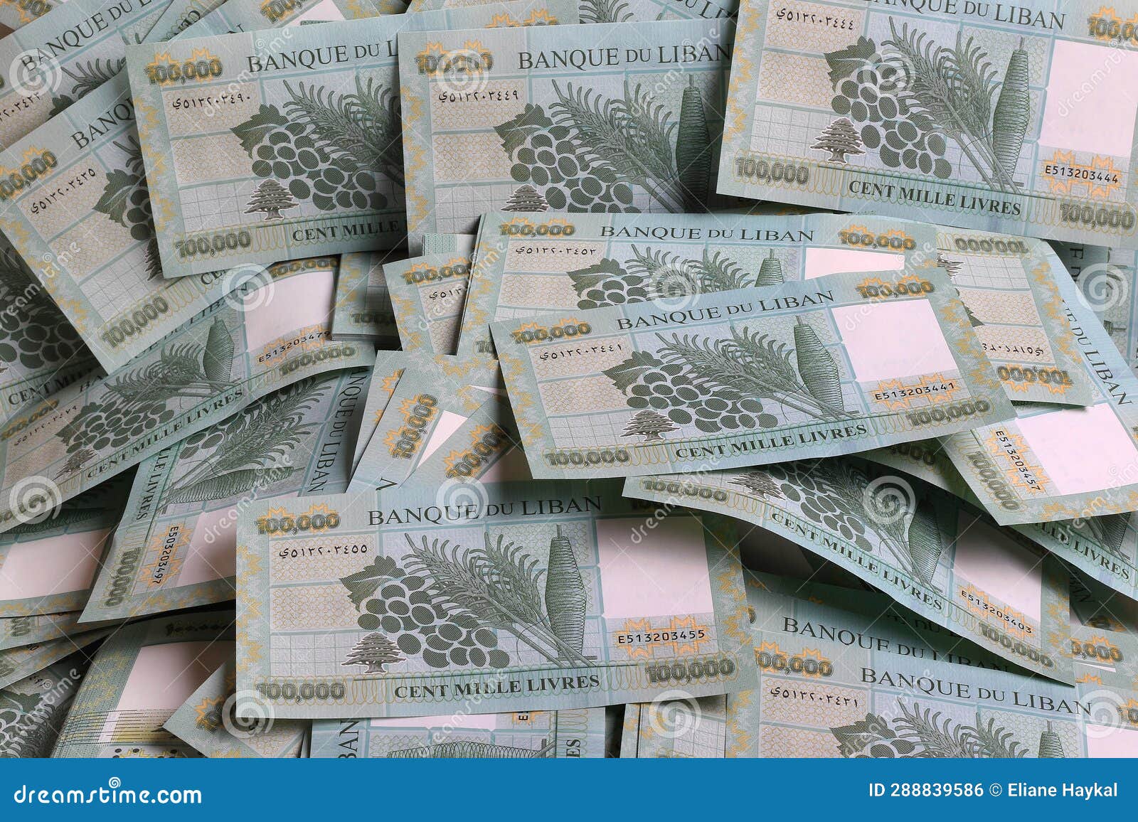 Devaluation of Lebanese Pounds Stock Photo - Image of investment, cash ...