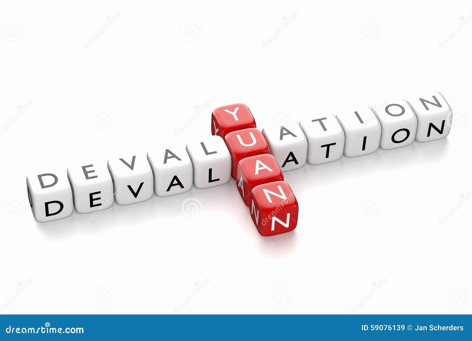 Devaluation of Yuan stock illustration. Illustration of currency - 59076139