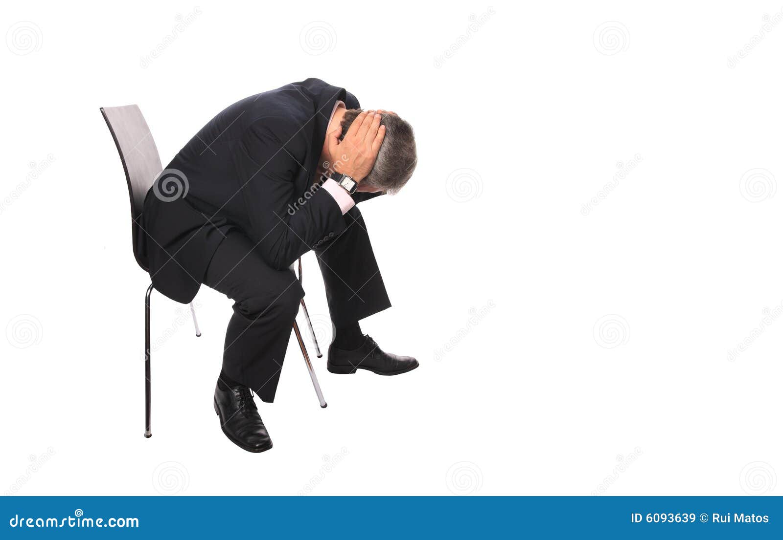 Devastated Businessman Royalty Free Stock Images - Image: 6093639