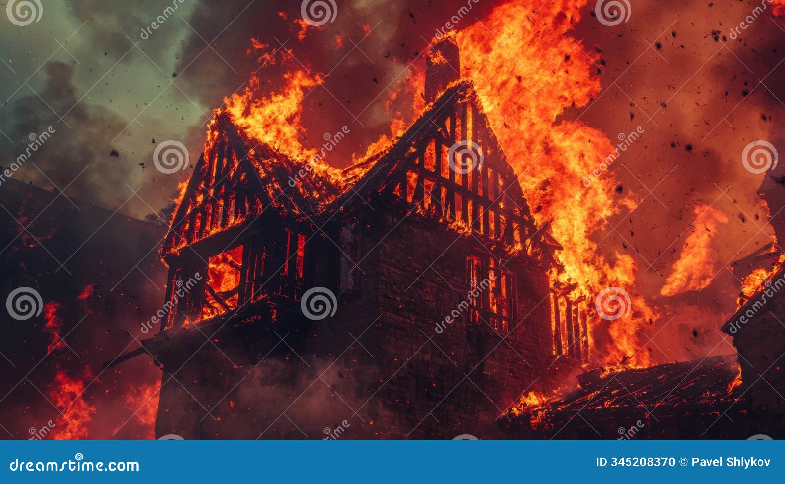 Devastating Fire Engulfs Historic Building, Transforming it into a ...