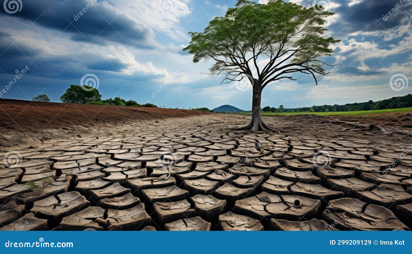The Devastating Impact of Climate Change. Desiccation and ...