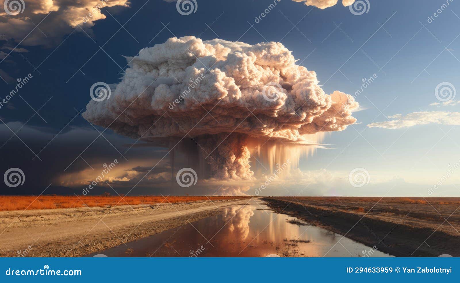 Devastating Nuclear Explosion Forms Enormous Mushroomshaped Cloud ...
