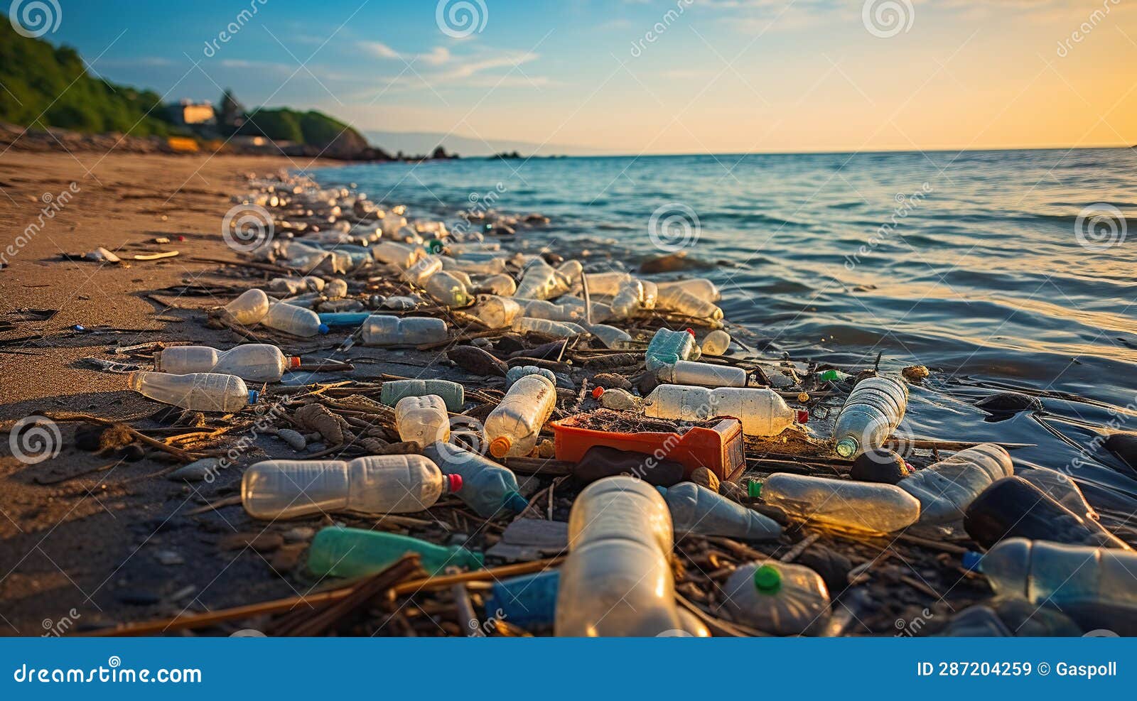 A Devastating Scene Of Plastic Pollution On A Once Pristine Beach