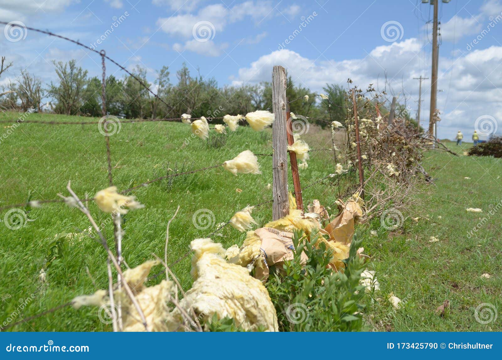 Tornado Damage from Spring Thunder Storms Stock Photo - Image of ...