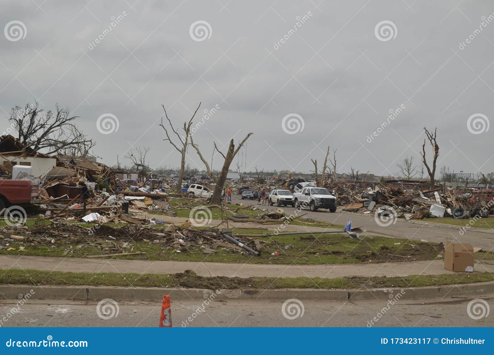 Tornado Damage from Spring Thunder Storms Editorial Photography - Image ...