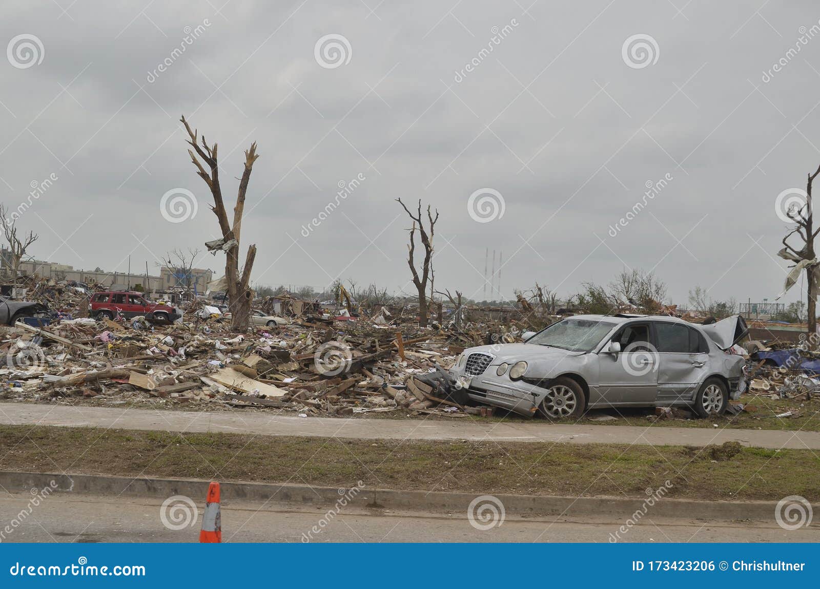 Tornado Damage from Spring Thunder Storms Editorial Photo - Image of ...
