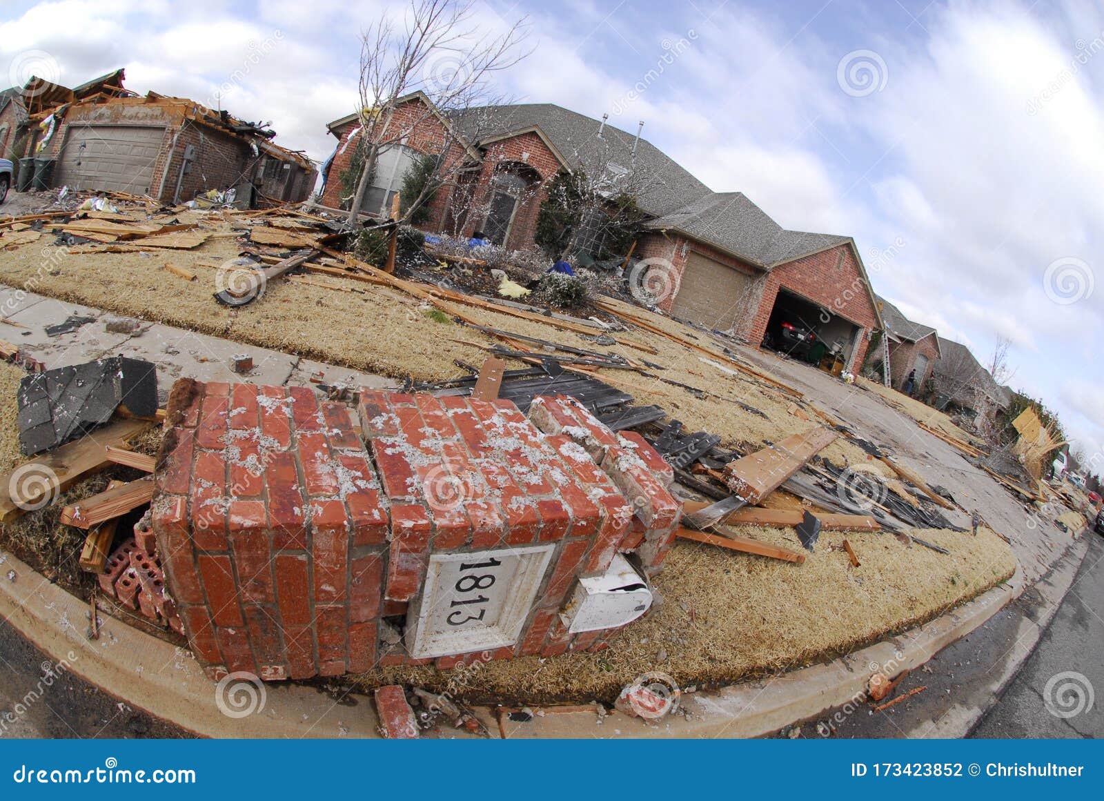 Tornado Damage from Spring Thunder Storms Editorial Photography - Image ...